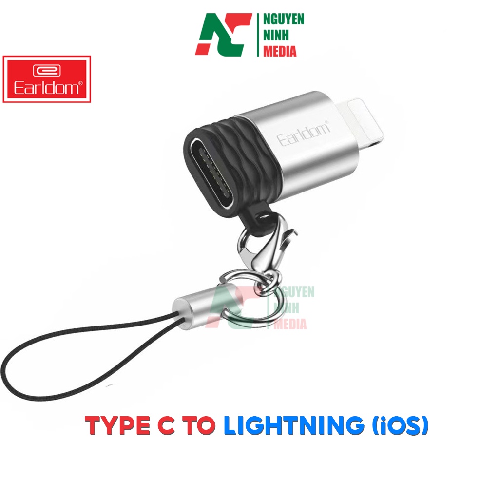 Đầu Chuyển Type C Sang iOS Earldom TC12 Sạc Nhanh 20W - Hàng Chính Hãng ...
