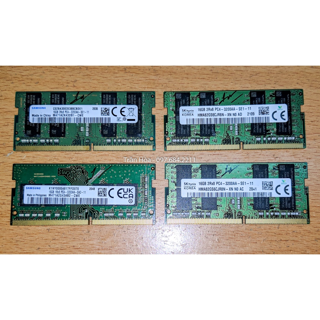 Ram laptop 16GB PC4-3200 (DDR4-3200), Ram 16GB DDR4 Bus 3200MHz SODIMM ...