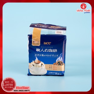 Cà Phê UCC shokunin drip coffee mild blend (7g x 8 gói) - UCC shokunin drip coffee mild blend ...