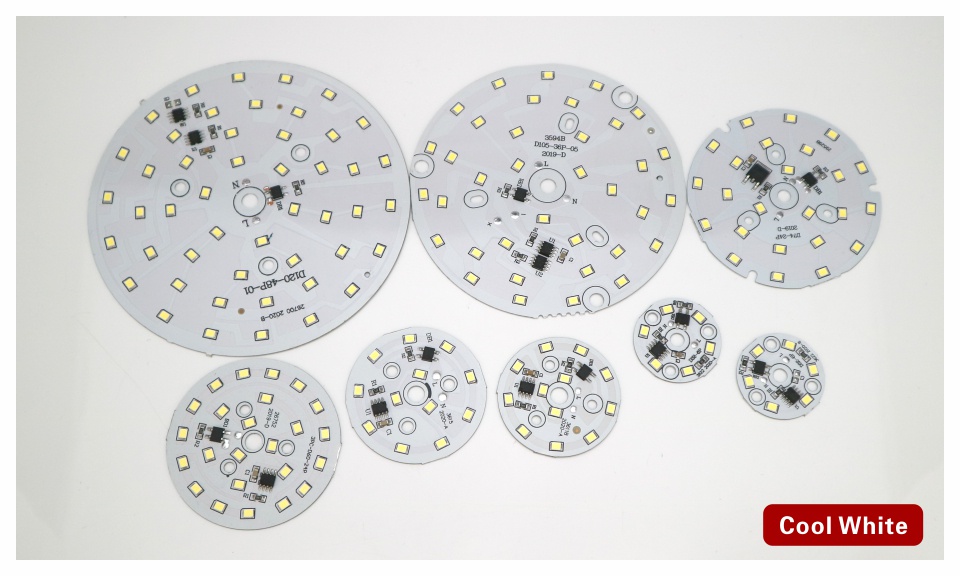 Chip Đèn LED Downlight 3W 5W 7W 9W 12W 15W 18W AC 220V-240V 2835SMD Ánh Sáng Trắng Ấm / Lạnh ...
