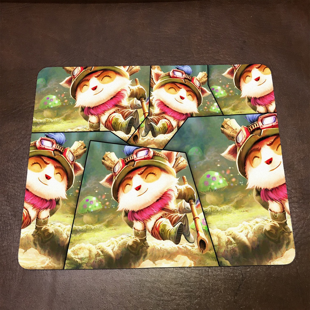 Lót chuột máy tính League of Legends TEEMO - Mẫu 1 Mousepad cao su êm ...