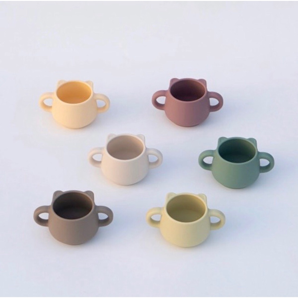 Cốc Gấu Silicon Bluemama Modui Cho Bé Uống Nước | Shopee Việt Nam