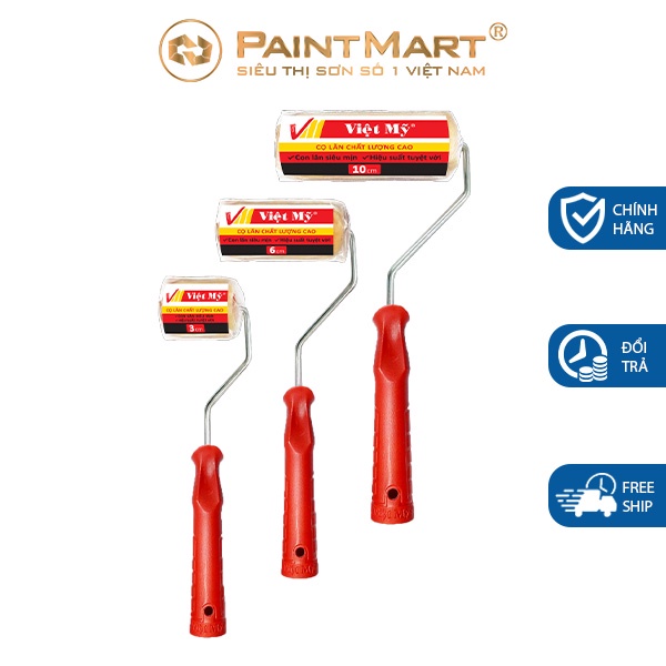 Cọ lăn sơn Việt Mỹ (Rulo) mini kích thước đa dạng loại tốt TOA VNM235 ...
