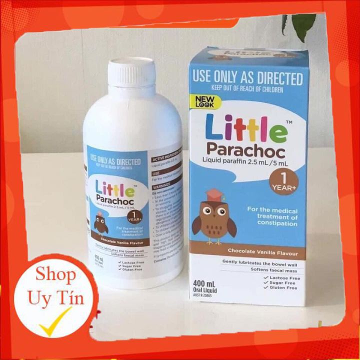 [date 2/2024] Siro táo bón Little Parachoc Úc cho bé | Shopee Việt Nam