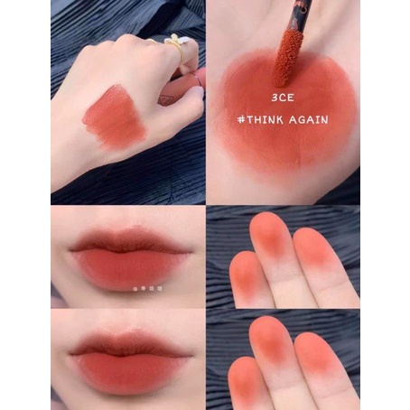 Son Kem 3CE Velvet Lip Tint - Think Again | Shopee Việt Nam