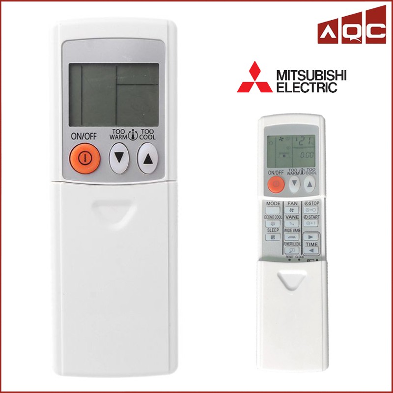 Remote máy lạnh Mitsubishi ELECTRIC mẫu 3 nắp trượt | Shopee Việt Nam