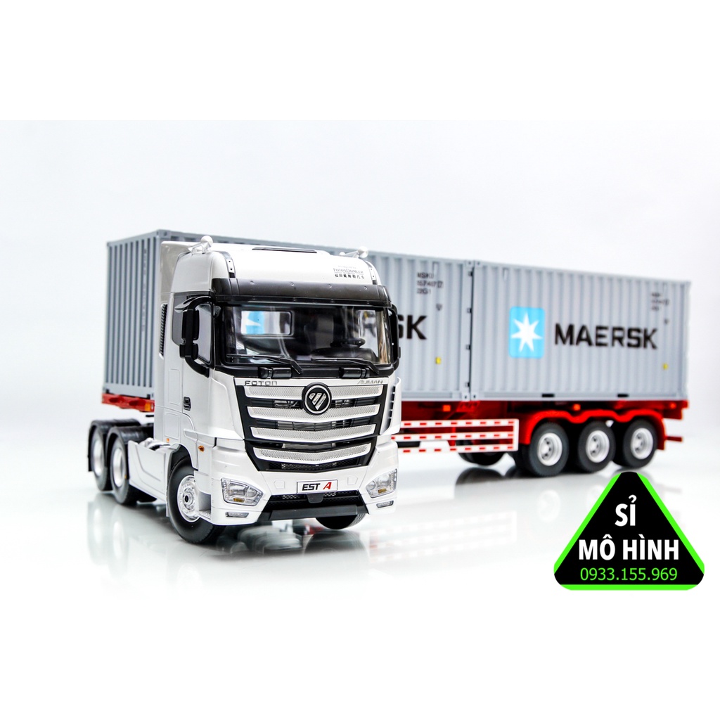 Mô hình xe container xe đầu kéo Foton Truck 1:24 | Shopee Việt Nam
