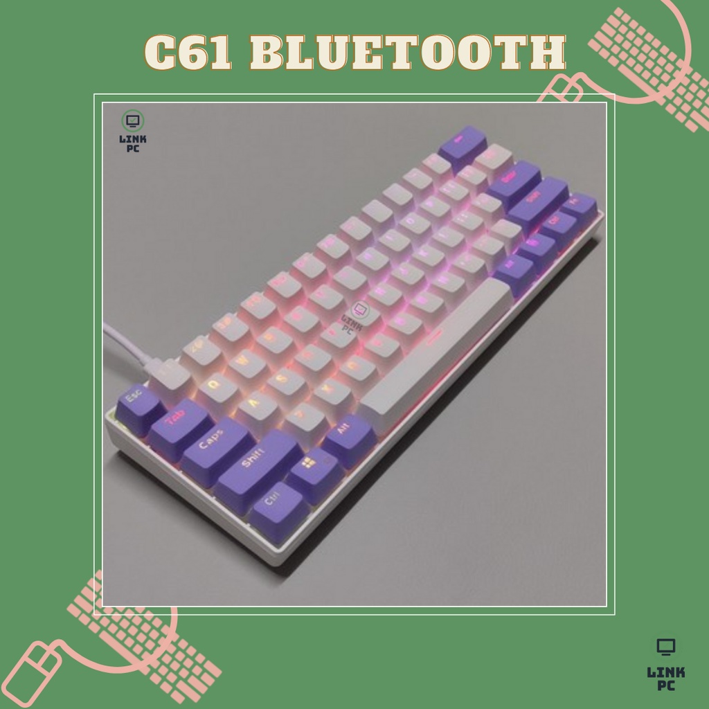 Phím Cơ Bluetooth CXTech C61 Led RGB New | Shopee Việt Nam