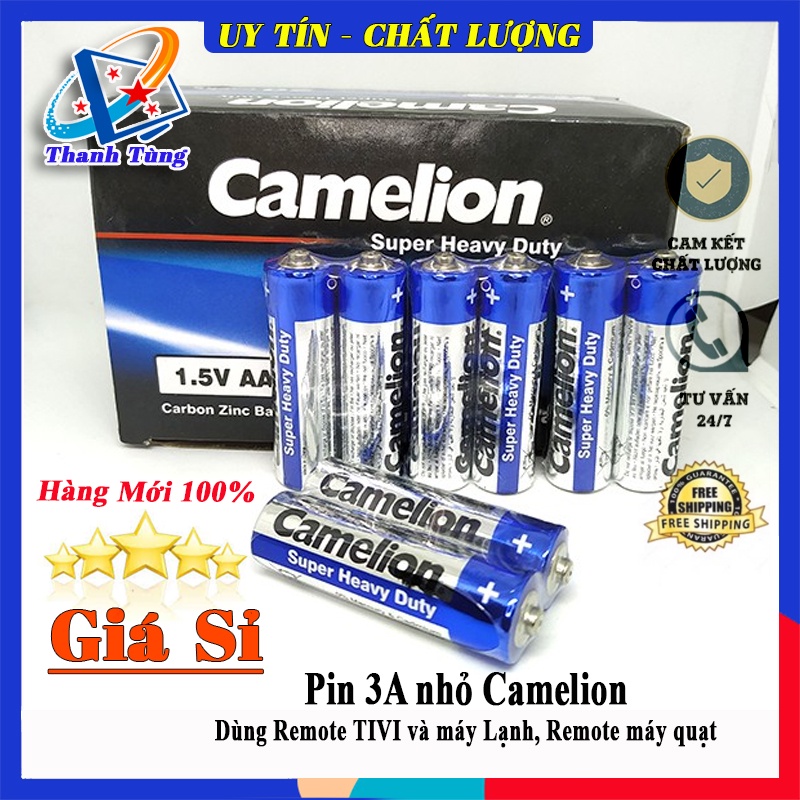 Pin 3A nhỏ Camelio Dùng cho các loại Remote TIVI và máy Lạnh, Remote ...