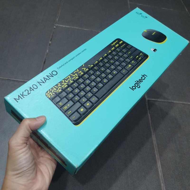 BỘ BÀN PHÍM CHUỘT KHÔNG DÂY LOGITECH MK240 NANO (CŨ NHƯ MỚI 99% ...