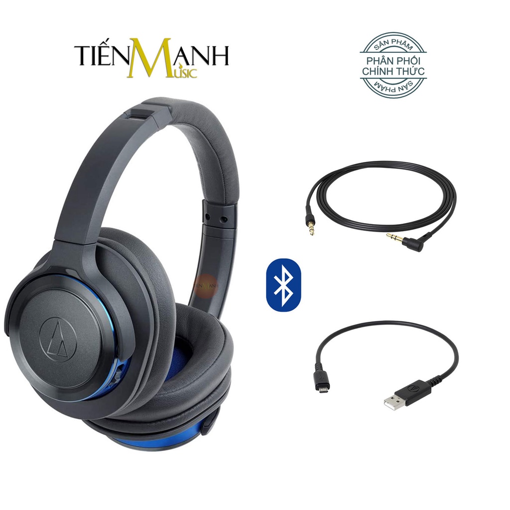 [Bluetooth] Audio Technica ATH-WS660BT Tai Nghe Không Dây WS660 BT Headphones Professional WS ...