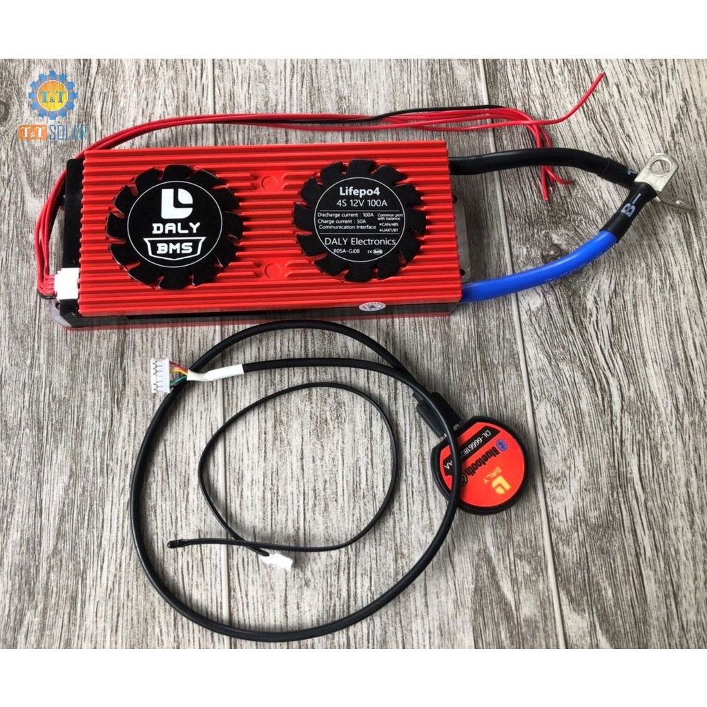 Smart BMS 4S 12V 100AH (Mạch sạc/xả BMS có giám sát Bluetooth, RS485 ...