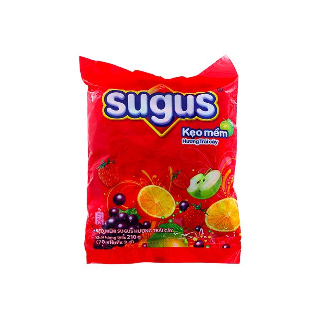 KẸO MỀM SUGUS HƯƠNG TRÁI CÂY GÓI 210G | Shopee Việt Nam
