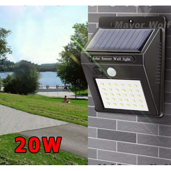 [Chính Hãng] Đèn Năng Lượng Mặt Trời Tự Động Loại Đèn Ốp Tường - Thương ...