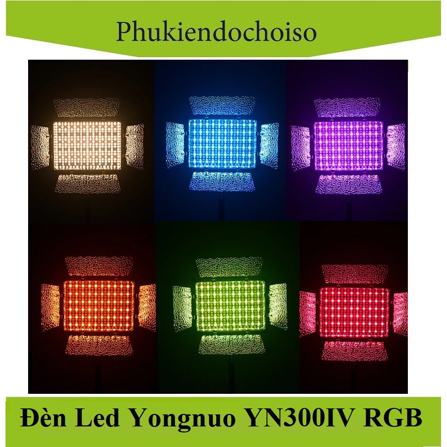 Đèn led Yongnuo YN-300 IV RGB | Shopee Việt Nam