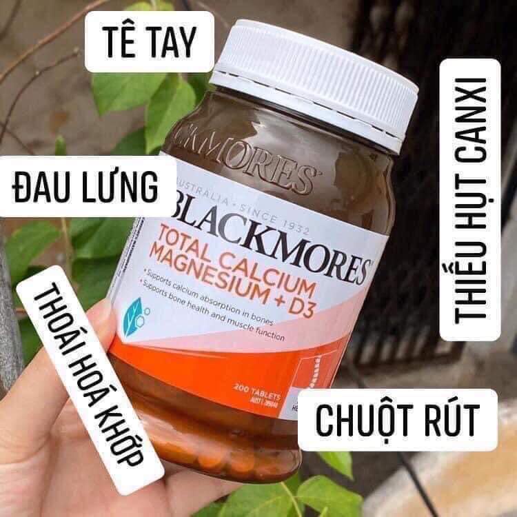 (TPCN) Viên Bổ Sung Canxi Blackmores Total Calcium & Magnesium + D3 200 ...