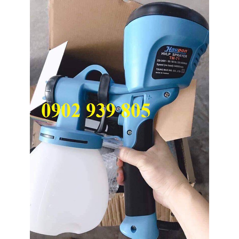 [LH CHIẾT KHẤU] SÚNG PHUN SƠN CẦN TAY HAUPON TAIWAN Máy phun sơn cầm tay HAUPON TM71 KHÔNG DÙNG ...