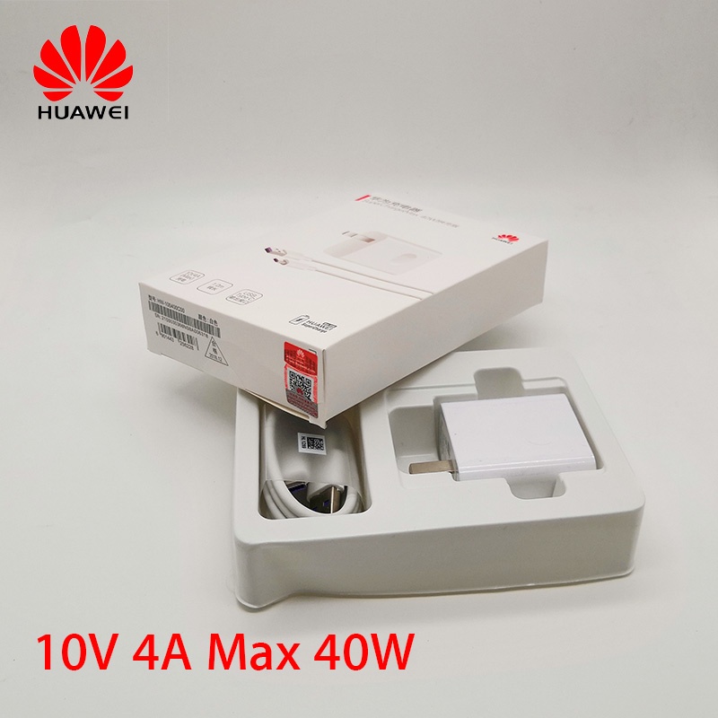 Bộ sạc siêu sạc Huawei chính hãng cho Huawei Mate 30 20 pro RS P20 P30 pro siêu sạc 10V 4A 40W ...