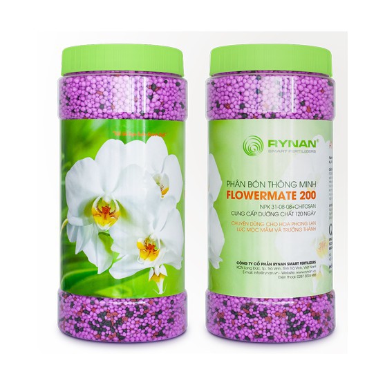 PHÂN BÓN THÔNG MINH (1.25Kg) - RYNAN® FLOWERMATE 200(NPK 31-08-08 ...