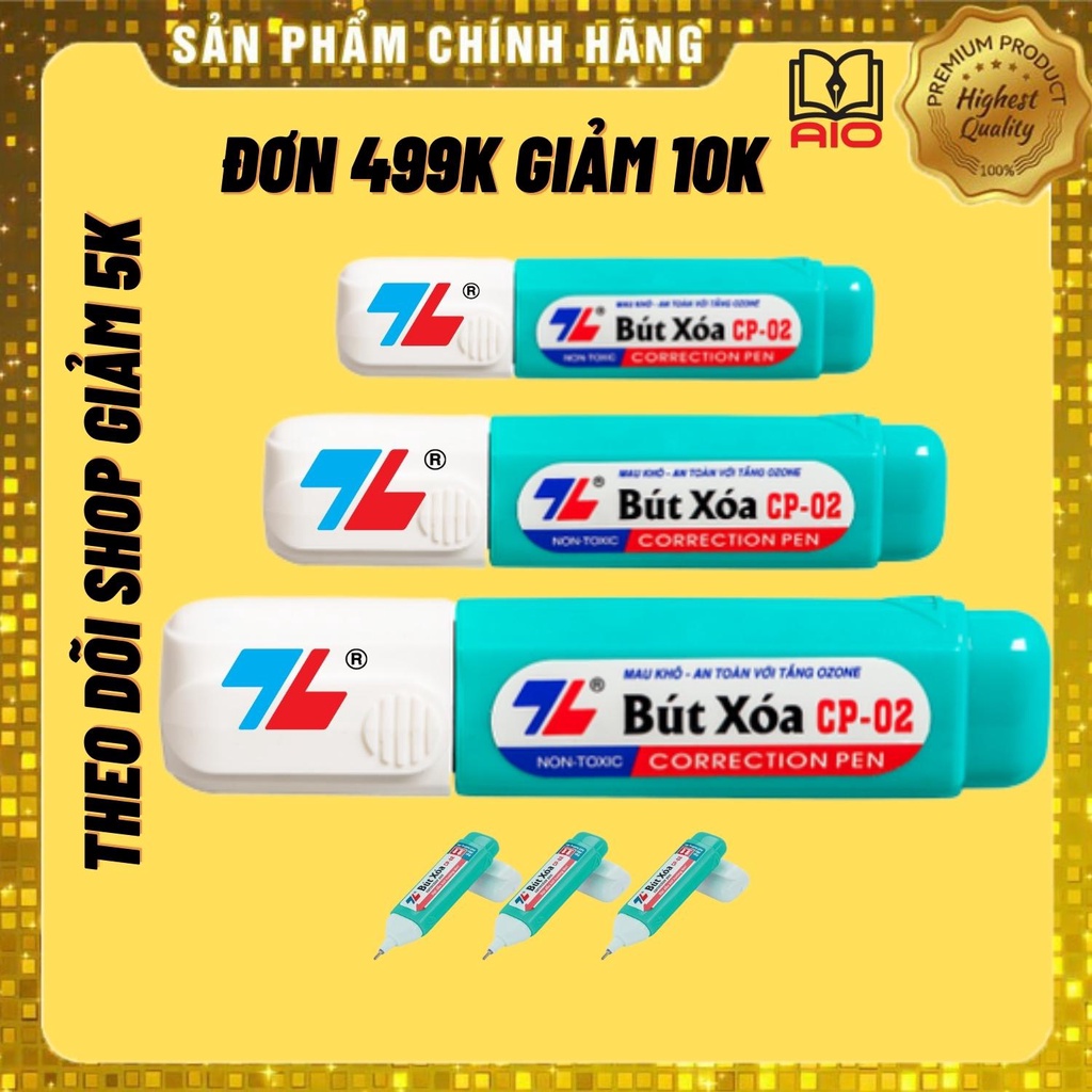 Bút Xóa Thiên Long - CP-02_12ml - Cây (Ngòi) bút Xoá Thiên Long CP-02 ...