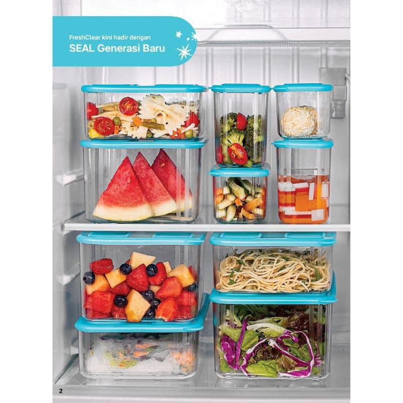 Tupperware Bộ hộp trữ mát Fresh Clear ( Set 5 ) | Shopee Việt Nam