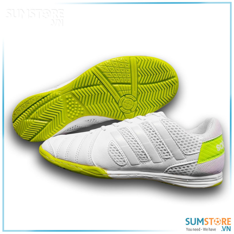 Giày Đá Bóng Đế Bằng WB Sala Trắng - Giày Đá Banh Futsal Thể Thao Cao ...