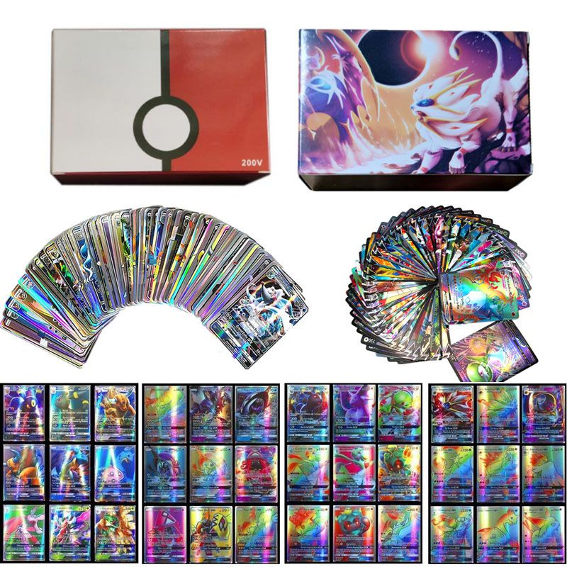 Pokemon TCG Thẻ Lô Bộ VMAX TAG TEAM MEGA EX GX Năng Lượng Sáng Bóng Trò Chơi Giao Dịch Sưu Tập ...