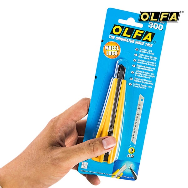 Dao Cắt Kỹ Thuật Cầm Tay OLFA 300 | Có Khóa Bánh Xe | Khóa Bánh Răng | Shopee Việt Nam