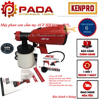Máy phun sơn cầm tay ACZ HH12A-Hàng chính hãng-Bảo hành 6 tháng ...