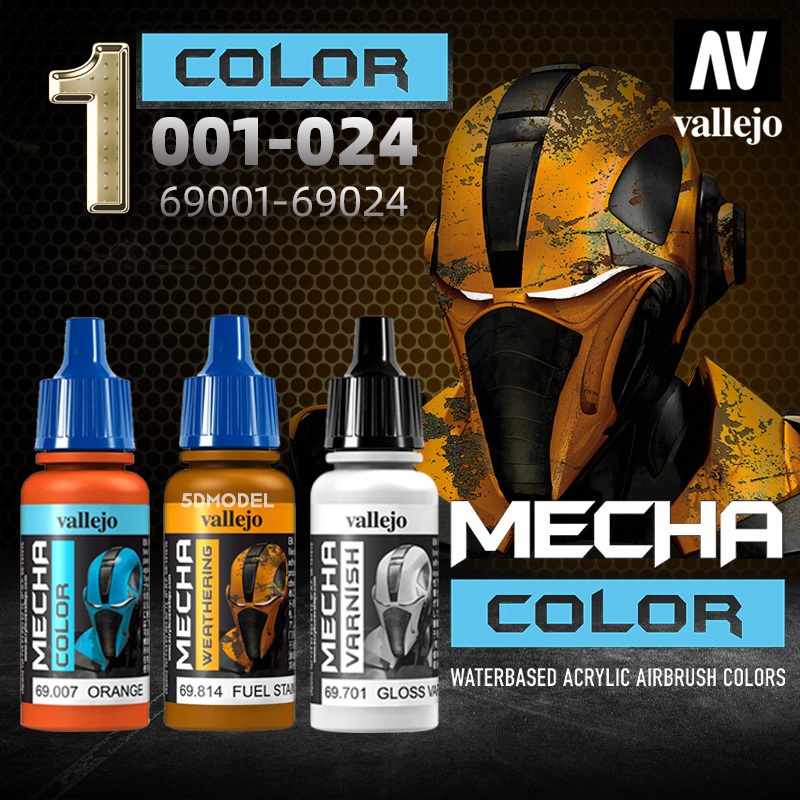 Sơn mecha color series 1 gốc nước Vallejo Tây Ba Nha 001-024 (69001 ...