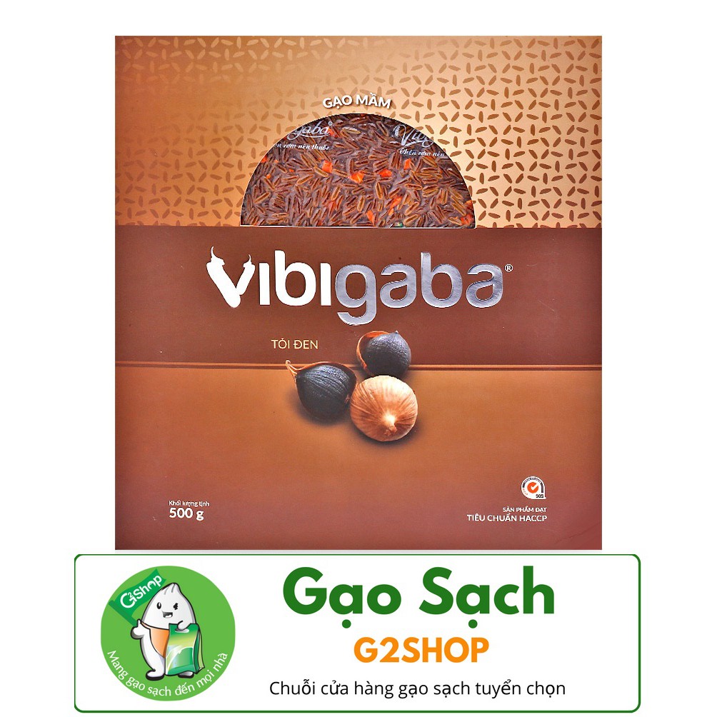 GẠO MẦM VIBIGABA TỎI ĐEN (500G) | Shopee Việt Nam