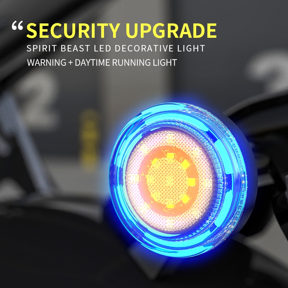 Motorcycle LED Lights Highlight Headlights Accessories 12V Motor ATV ...
