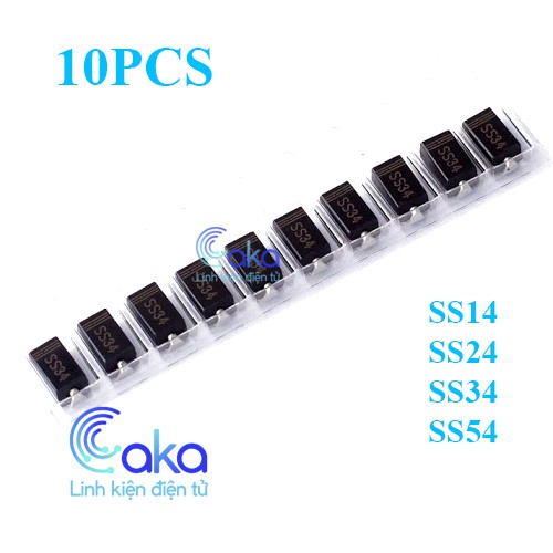 Diode SS14/SS24/SS34/SS54 SMD Schottky (10 con) | Shopee Việt Nam
