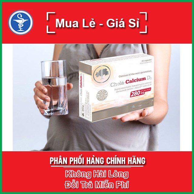 Viên Uống CHELA CALCIUM D3 - Dòng Canxi Ion Thế Hệ Mới Hộp 30 viên ...