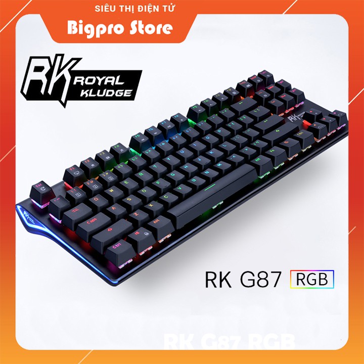 Bàn phím cơ Royal Kludge RK G87 Blue - Switch ( BH 1 năm ) | Shopee Việt Nam