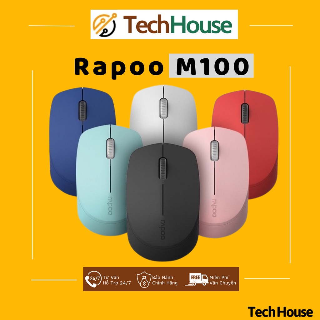 Chuột không dây Bluetooth Rapoo M100 / M100G Silent - Hàng chính hãng ...
