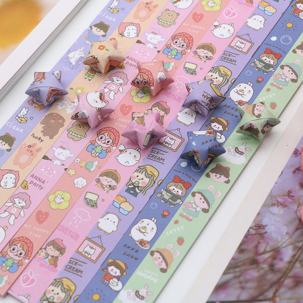 Set 136 tờ giấy gấp sao nhiều hình dễ thương - Gấu Thỏ House | Shopee ...