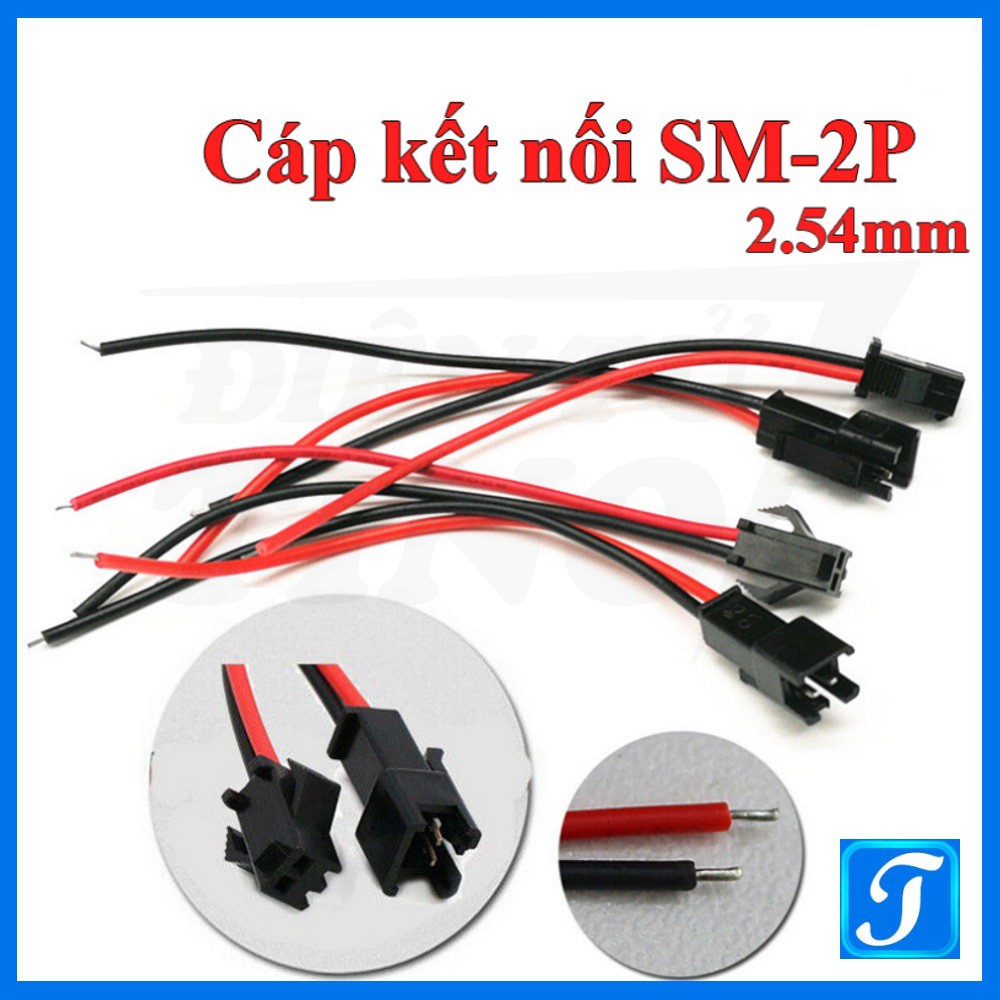 Jack DC SM-2P 2.54mm tùy chọn 10cm 20cm Đực Cái | Shopee Việt Nam