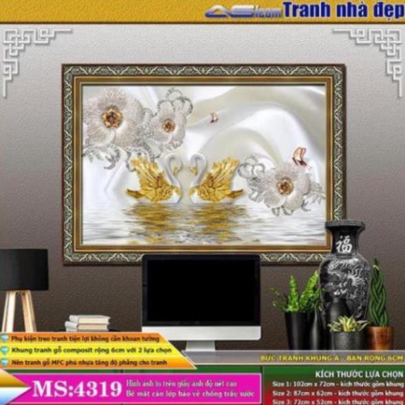 Tranh treo tường 🚚 FREESHIP 🚚 tranh treo phòng khách, phòng ngủ. Khung gỗ composit hoàn thiện ...