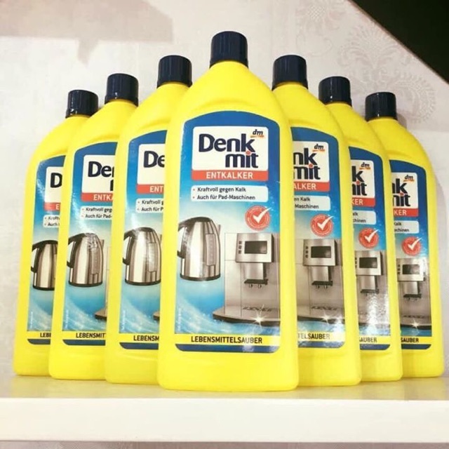 Dung dịch tẩy cặn canxi làm sạch đồ dùng bằng inox, kim loại Denkmit ...
