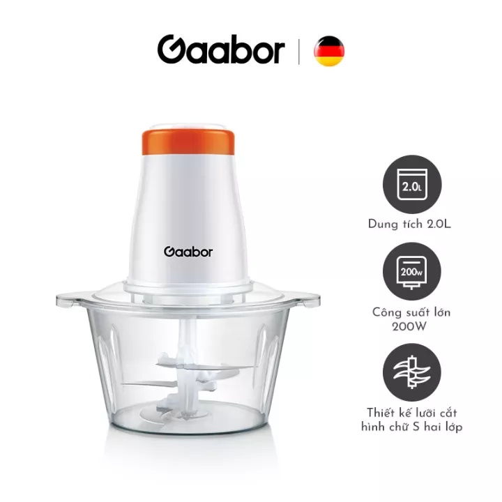 Máy xay thịt thực phẩm đa năng GAABOR GJ-M30A 2L (Nhựa - Tô Nhựa ...