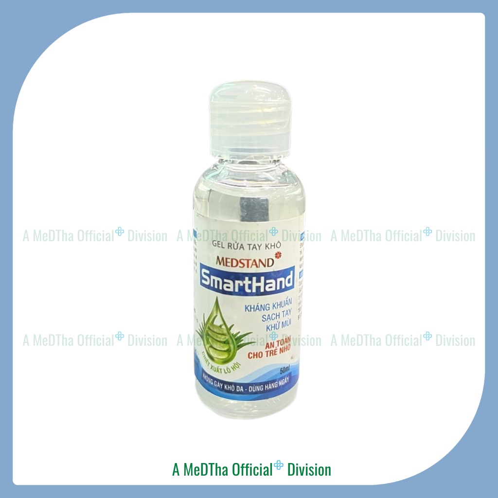 Gel Rửa Tay Khô SmartHand - Sát Khuẩn Da Tay, Khử Mùi, Dưỡng Ẩm Da (Lọ 50ml) [Chính Hãng ...