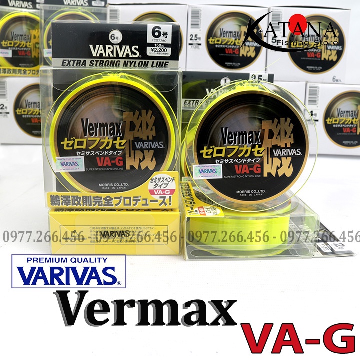 Cước Câu Chính Hãng VARIVAS VERMAX VA-G 150m Made in Japan | Shopee ...