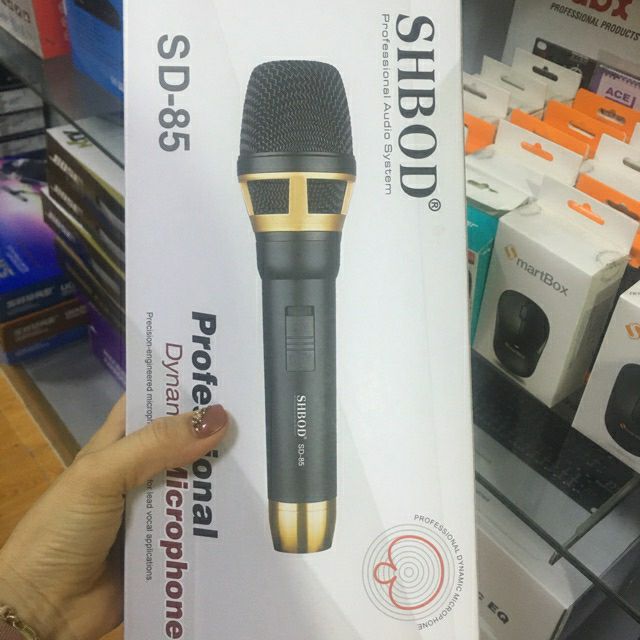 MÍC HÁT CÓ DÂY SHBOD SD-85 ( kèm video thực tế) | Shopee Việt Nam