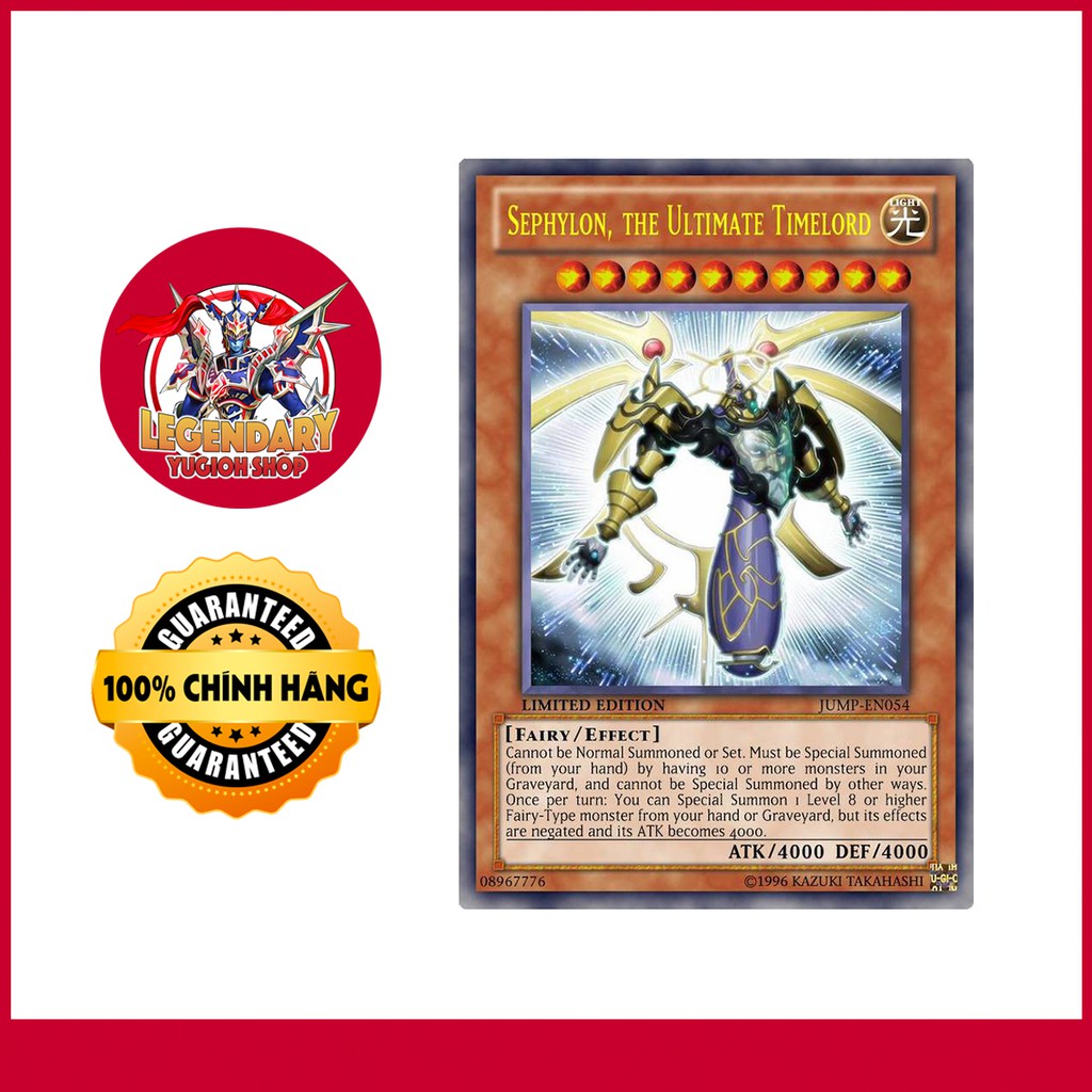 [Thẻ Bài Yugioh Chính Hãng] Sephylon The Ultimate Timelord | Shopee ...