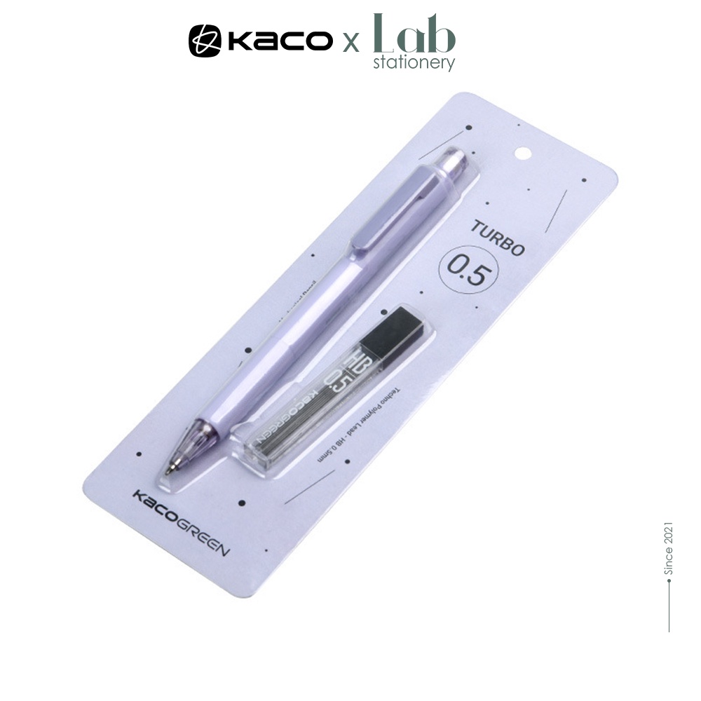 Bút Chì Kim Bấm Cơ Kaco Turbo 0.5 Nhiều Màu Sắc Kèm Hộp Ngòi HB Labo | Shopee Việt Nam