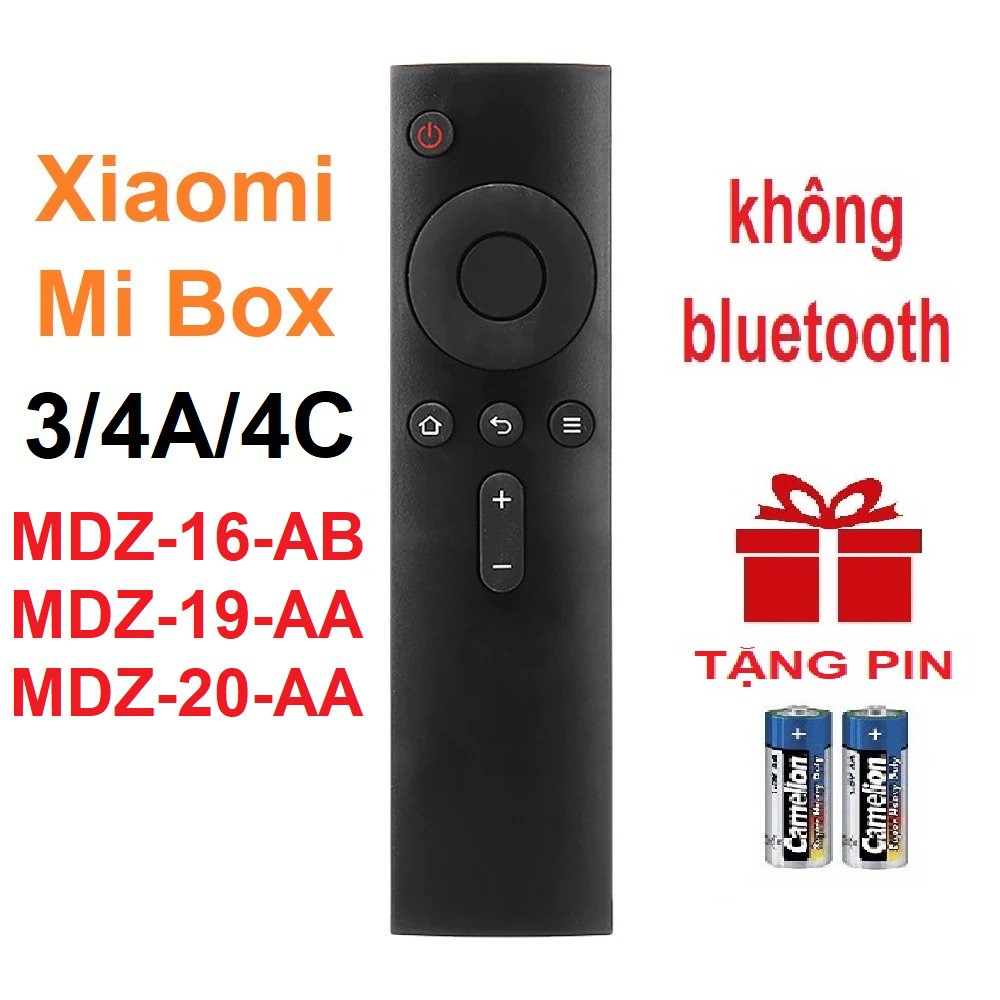 Remote điều khiển Xiaomi Mi BOX 3 4A 4C MDZ-16-AB MDZ-19-AA MDZ-20-AA (KHÔNG MICRO - Tặng pin ...