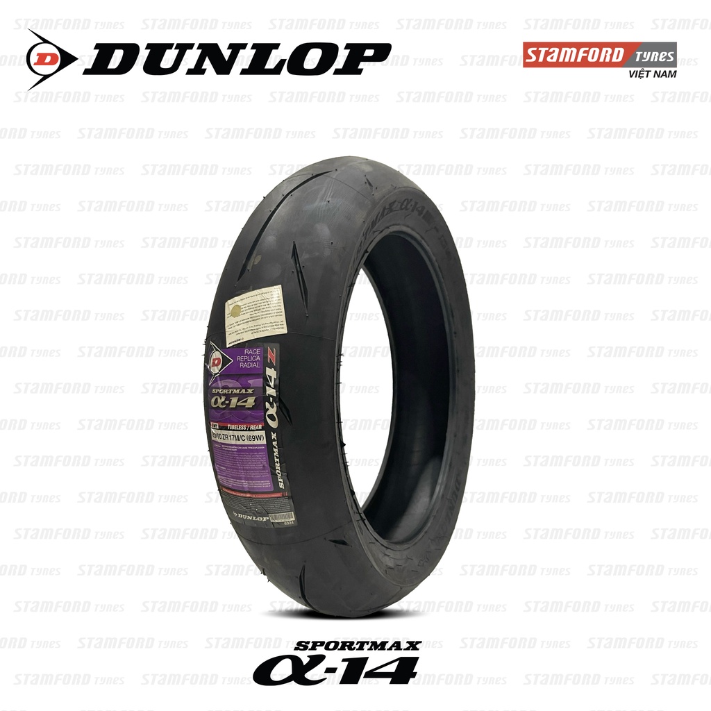 Lốp xe máy SPORTMAX ALPHA 14 Dunlop 160/60ZR17M (69W) | Shopee Việt Nam