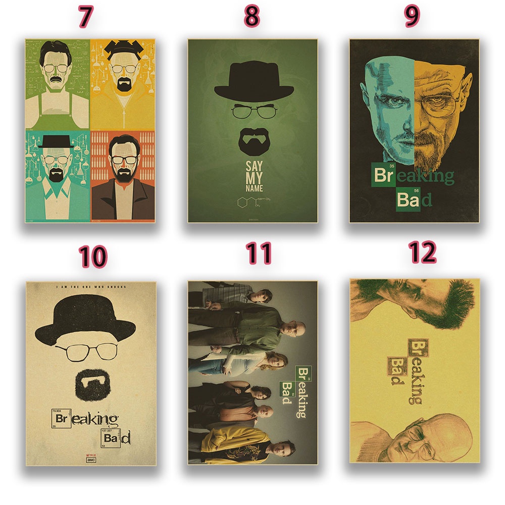 Poster Phim Breaking Bad Cổ Điển Treo Tường Trang Trí MS: 234 | Shopee ...