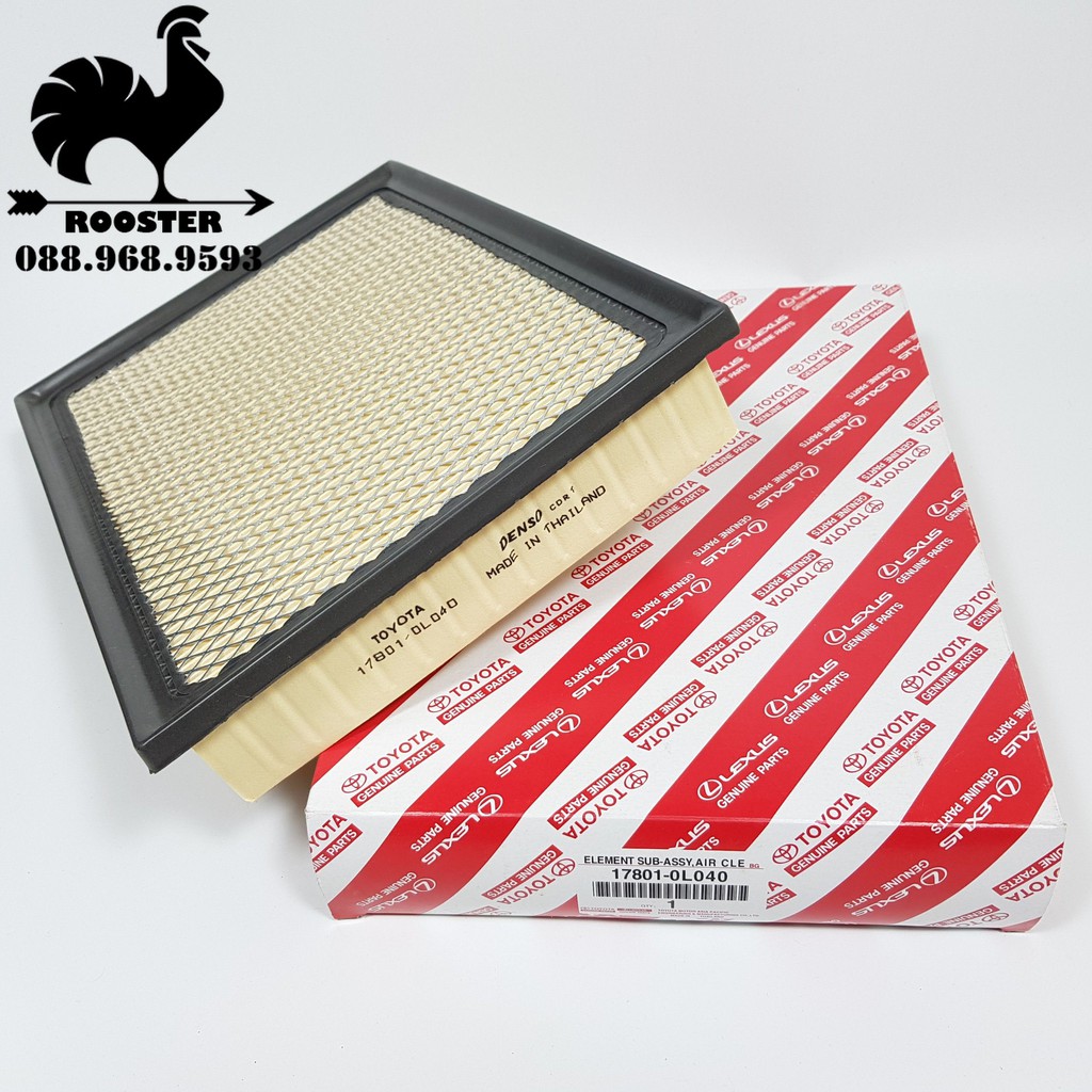 Lọc gió động cơ xe Innova(16-19), Fortuner(17-19), Hilux (16-19), GX460 ...